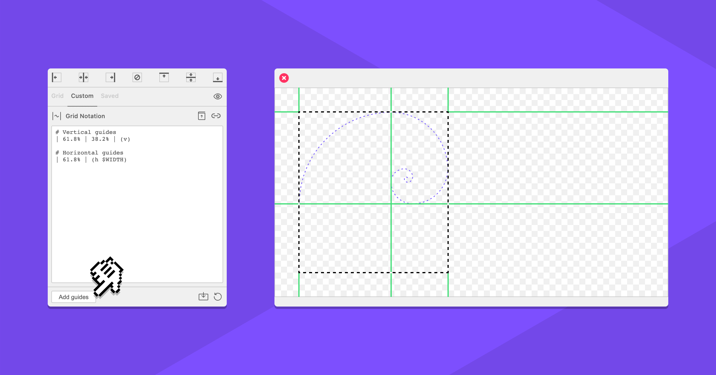 Add a Golden Ratio Grid | GuideGuide